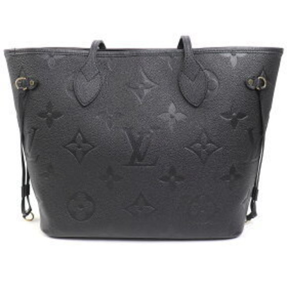 Louis Vuitton | Bags | Louis Vuitton Neverfull Mm Empreinte Noir Black ...